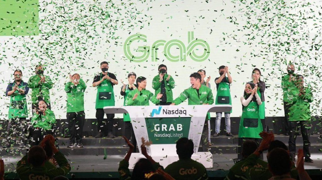 Grab shares dip over 20% on Nasdaq debut