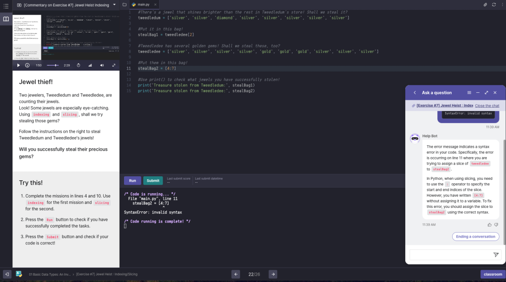 This startup aims to change up coding education. I gave its platform a go