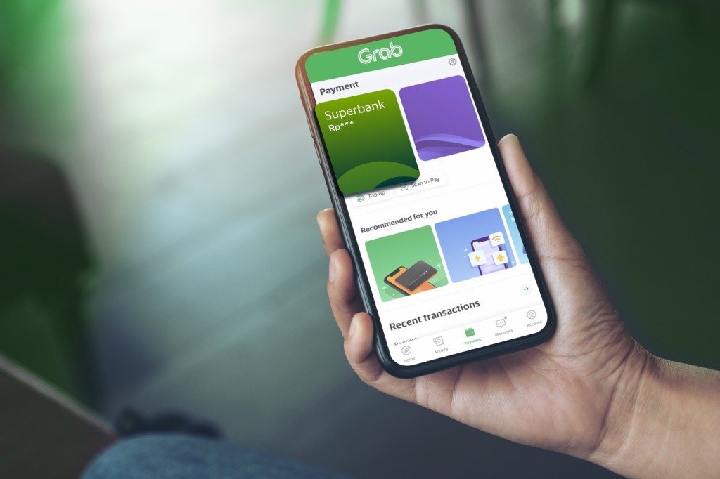 Superbank launches integrated banking services on Grab's Indonesia app