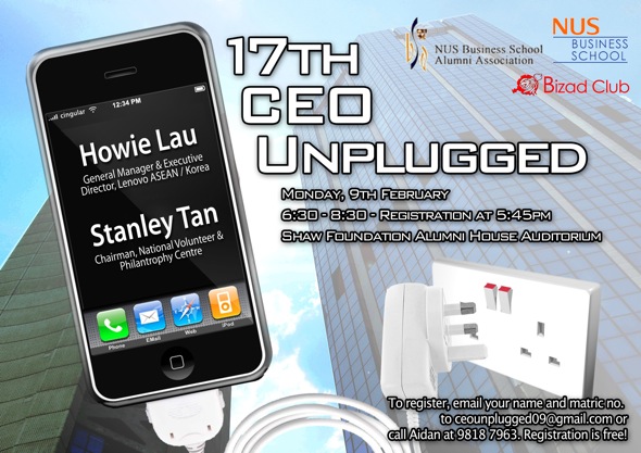 17th CEO Unplugged 2009 – 9th Feb