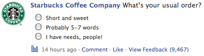 Starbucks Engages Through the Web