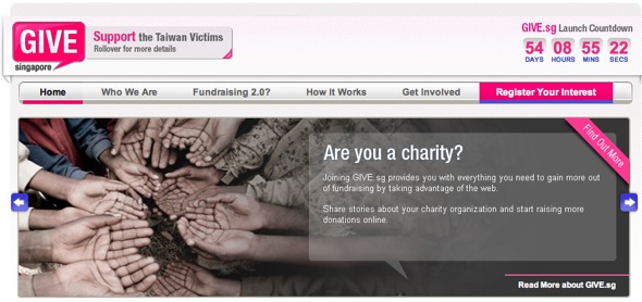 Charity Fundraising 2.0 at GIVE.sg