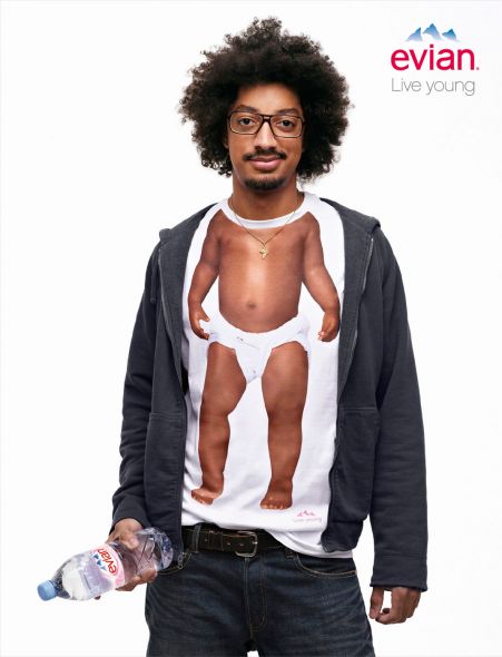 Evian Babies Print Ads [PICS]