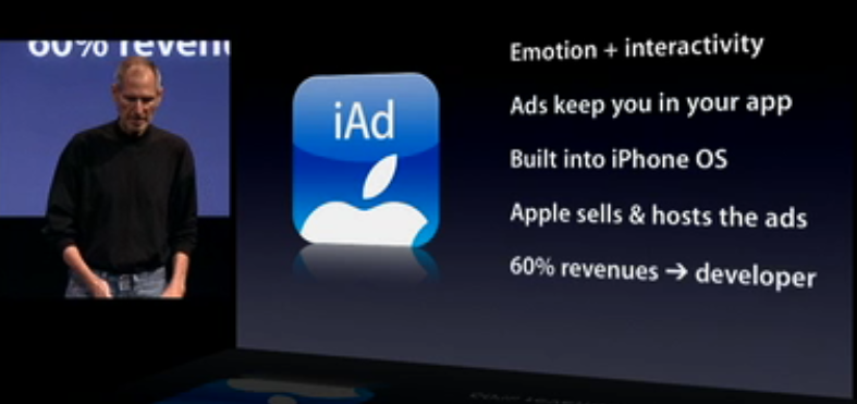 Apple iAd NOT For Small Businesses