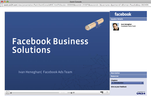 Facebook Launches Ads Webinar Center
