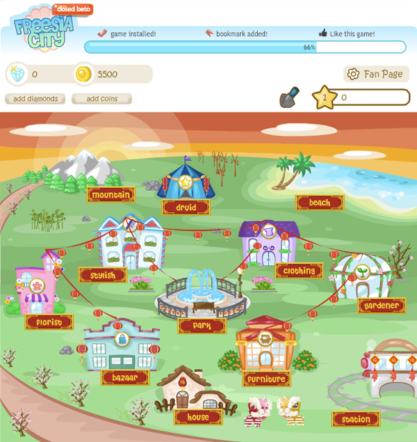 Freesia City hits 115,000 Active Gamers on Facebook