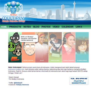 Multiply Indonesia Takes Influential Blogger's URL