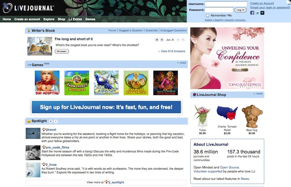 LiveJournal Appoints Tickled Media To Launch Southeast Asia Portals