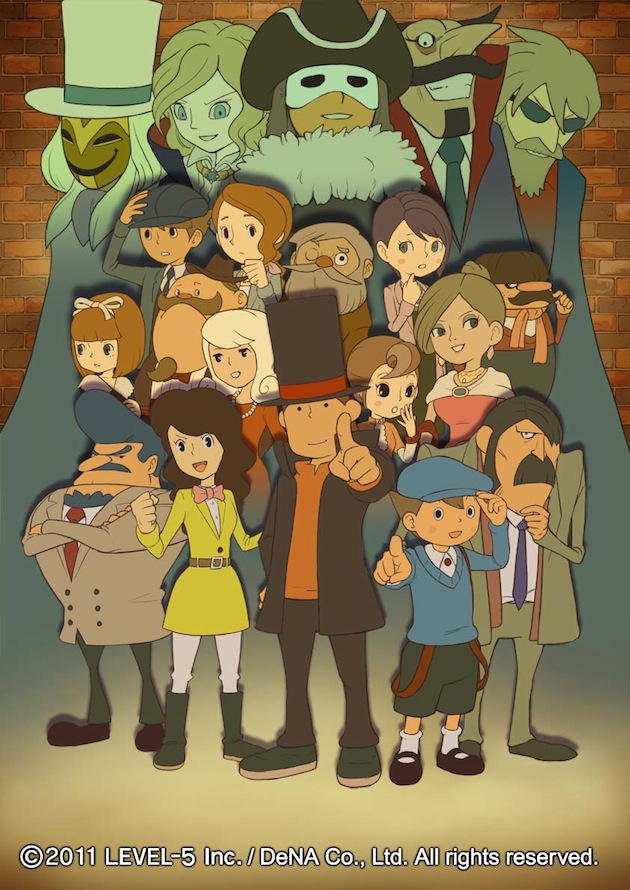 Japanese Gaming Giants DeNA and Level-5 Team Up for Professor Layton Royale