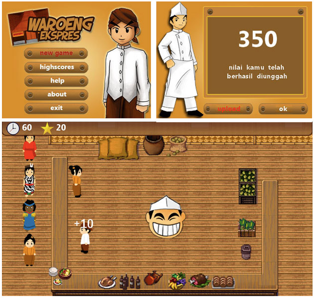 Waroeng Ekspres Mobile Game Trains You to be a Fast Cook