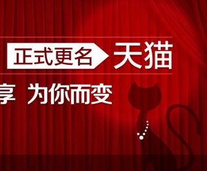Tmall Sells 100 Billion RMB Worth of Stuff, Decides to Change Its Name