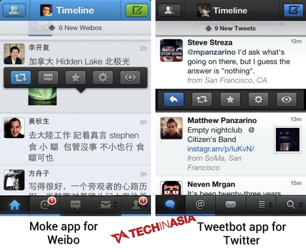 Moke App for Weibo: Dawn of the Tweetbot Replicants