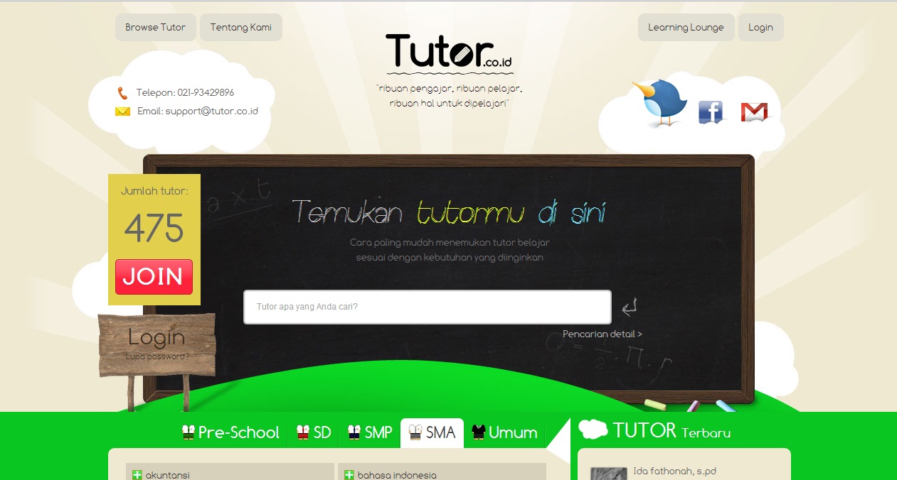Tutor.co.id Aims to Help Connect the Tutors and Students in Indonesia