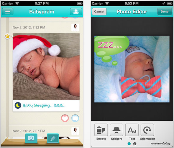 Babygram could mean less baby photos on Facebook