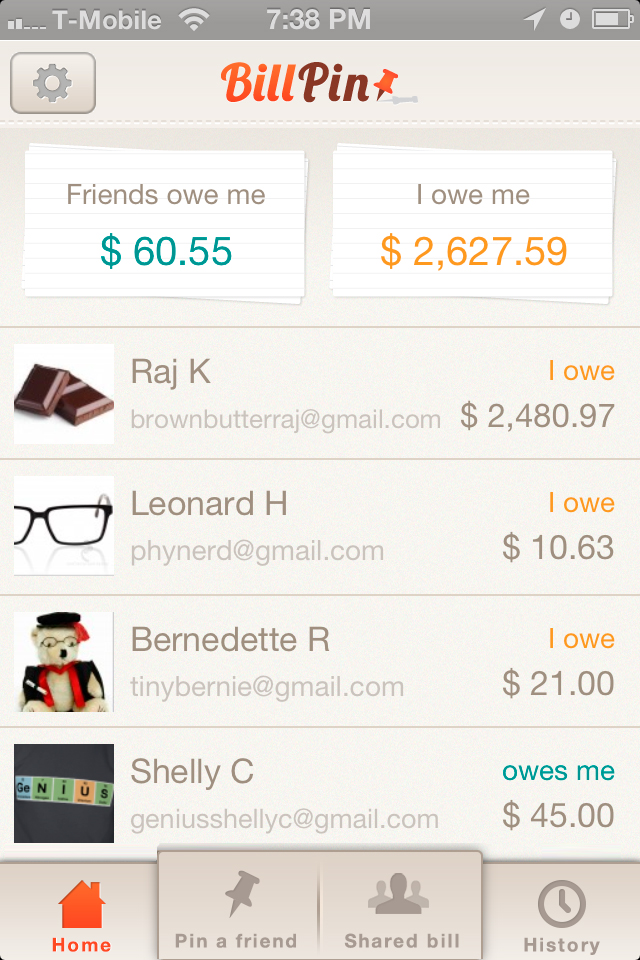 BillPin Updates Apps, Has Helped Friends Track Over $1 Million in ...