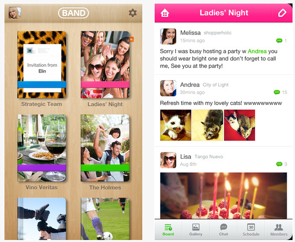 Line Launches New Social Network Line Band to Challenge Path, Facebook