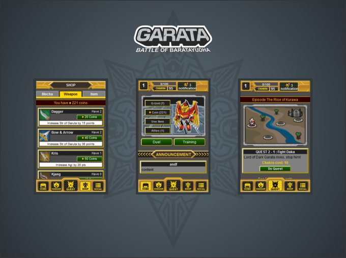 Garata Combines Wayang Robot Battles with Indonesian Folklore