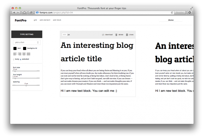 FontPro Wants to Solve Two Common Typography Browsing Issues