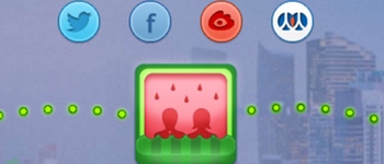 MelonFriends Combines Twitter, Facebook and Weibo in One App