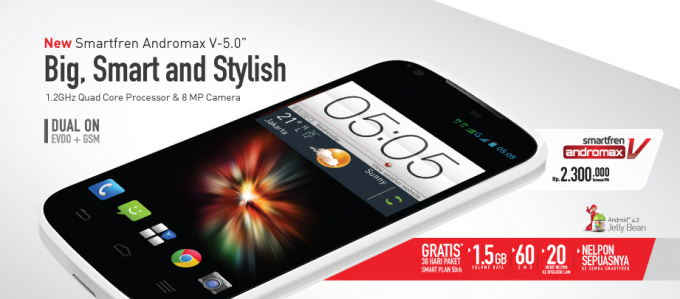 Smartfren Offers Affordable Quad-Core Android Phones