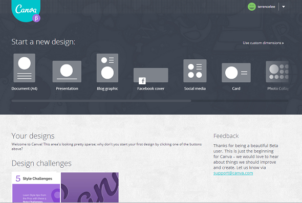 Canva, a web app that wants to make graphic design super easy, launches ...