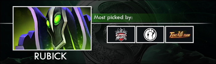 Top hero picks by Asian teams in the DOTA 2 TI3 Championships