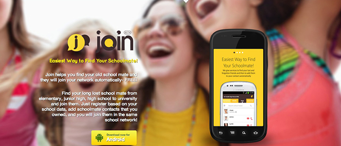 Join app helps you find and connect with old schoolmates