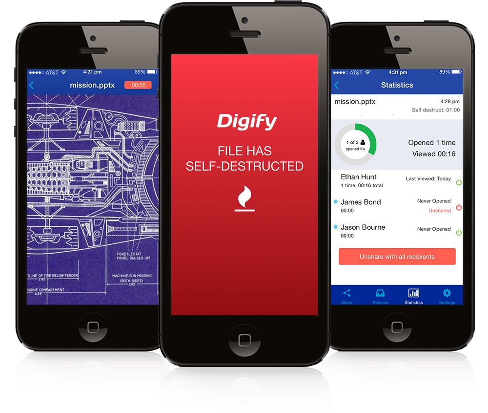 Digify, a Snapchat for documents, aims for secure file sharing