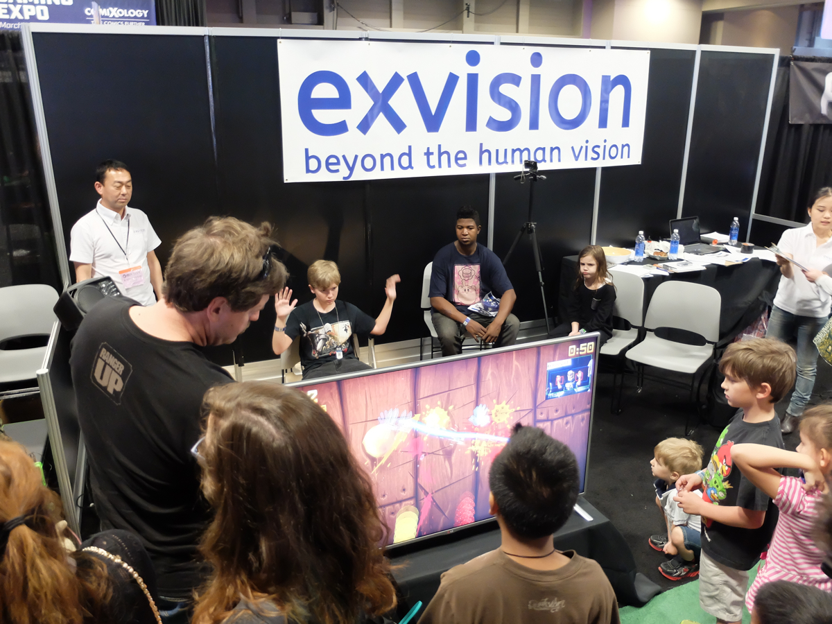 Exvision lets your play mobile games with gestures