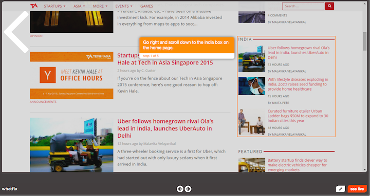 Whatfix makes it easy to create how-to guides. I made one in minutes