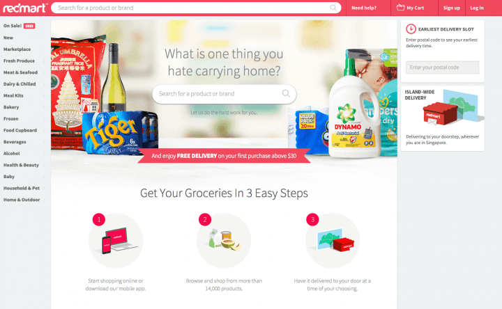 Singapore's RedMart raises $26.7M for regional expansion