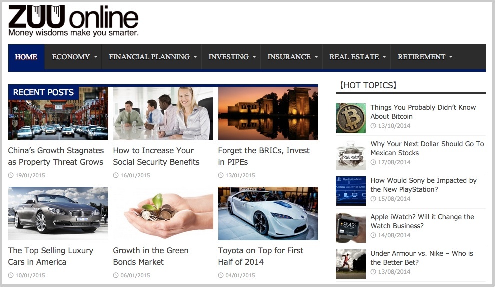 Zuu is a personal financial consultant in news form