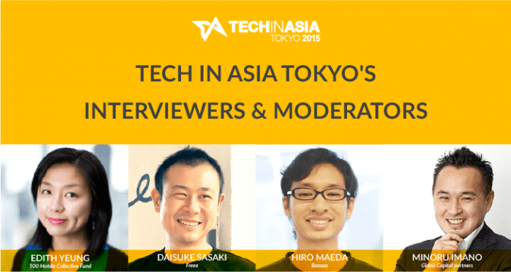 Casting the spotlight on Tech in Asia Tokyo 2015’s stage interviewers