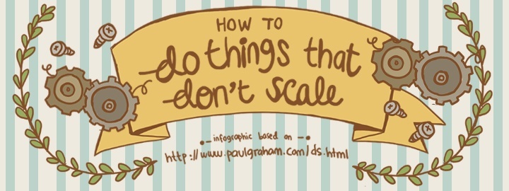 How to do things that don't scale (INFOGRAPHIC)
