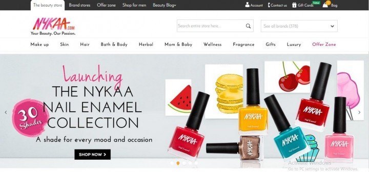 Nykaa gets funding in battle to be India’s top cosmetics estore