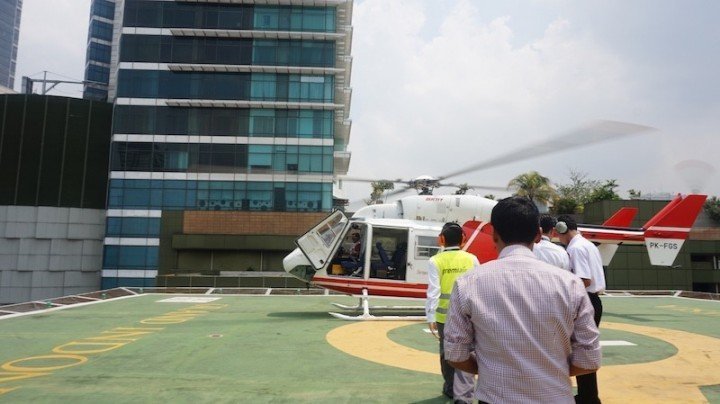 What it’s like to fly on the UberChopper in Jakarta