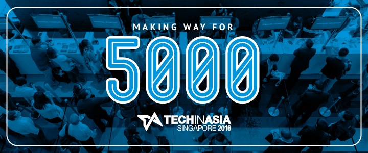 6 reasons Tech in Asia Singapore 2016 will be 5,000 strong