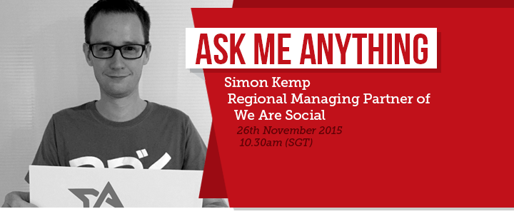 I'm Simon Kemp, Regional Managing Partner of We Are Social. AMA!