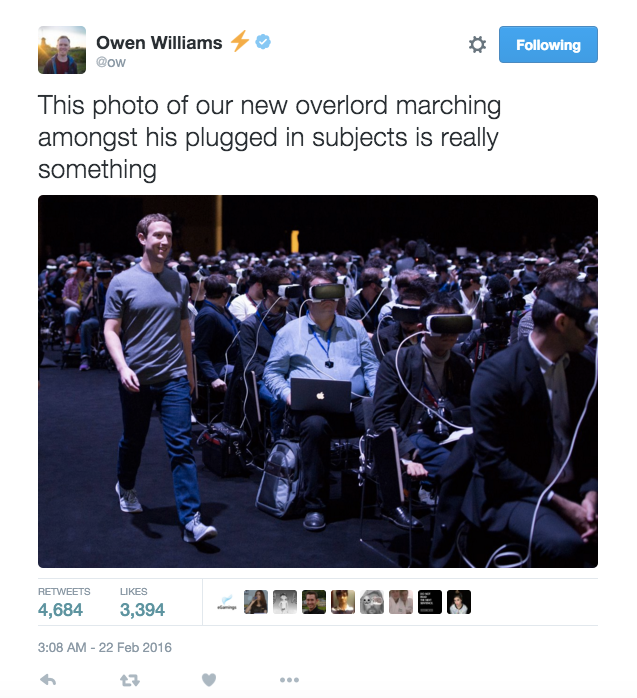 Mark Zuckerberg's vision for the future isn't dystopian