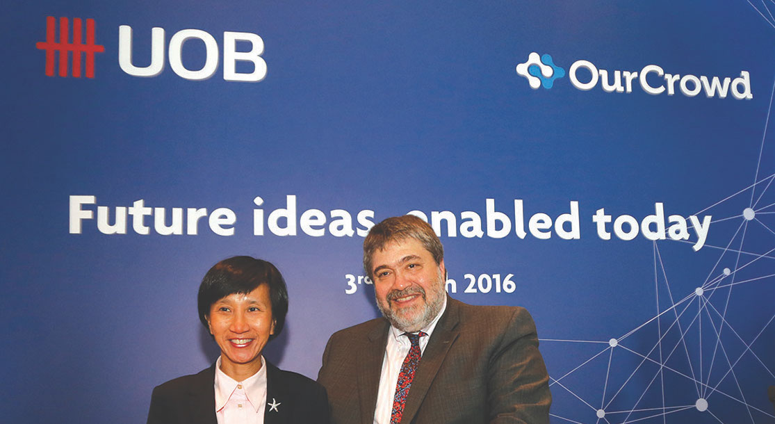 UOB will invest $10m in equity crowdfunding site OurCrowd
