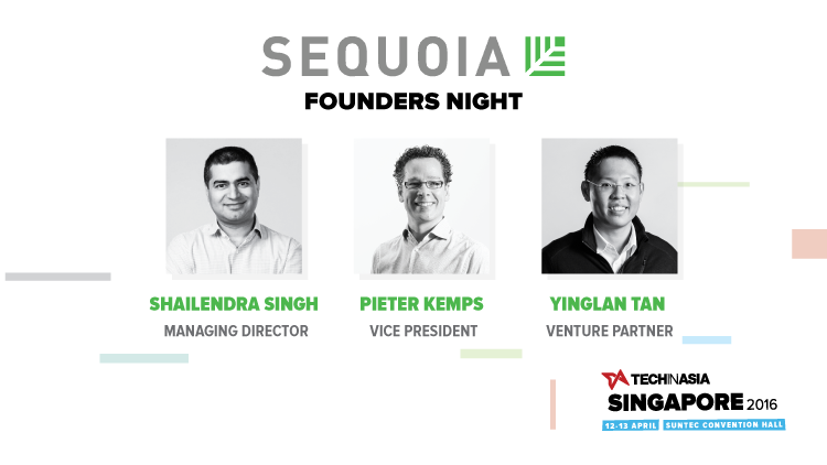 Join Sequoia’s Founders Night at Tech in Asia Singapore 2016