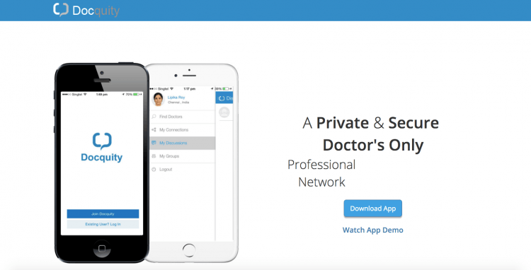 Docquity is a social network for doctors