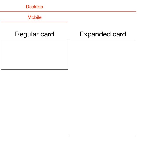 How a card based design can enhance UX