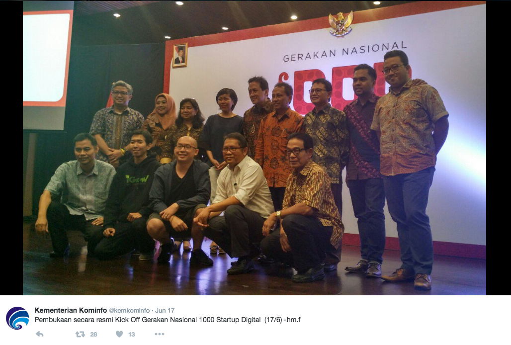 Indonesia’s plan to grow 1,000 startups