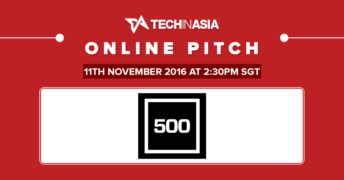 Online Pitch: 500 Startups
