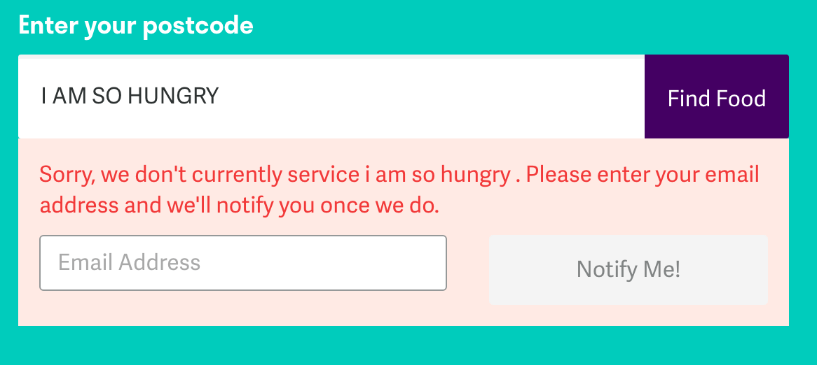 Why you don't say 'sorry' in error and info messages