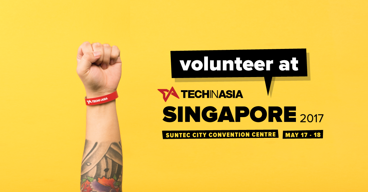 Volunteer at Tech in Asia Singapore 2017