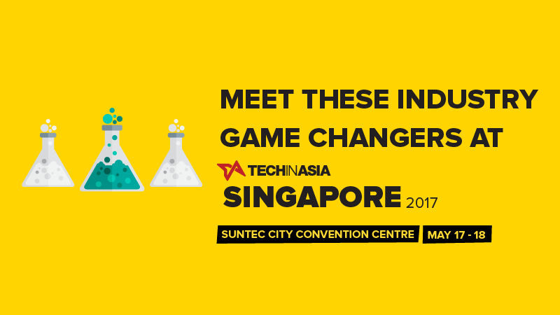Speakers at Tech in Asia Singapore 2017
