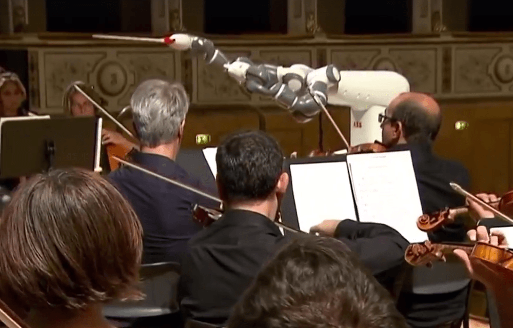 Video: This robot conducting an orchestra is too hot to Handel