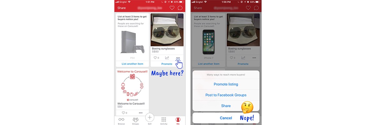 A case study of Carousell's UX design